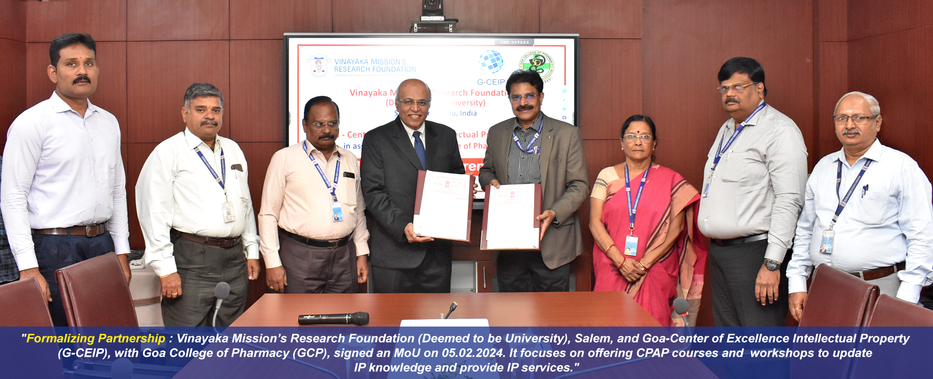 WELCOME TO VINAYAKA MISSIONS RESEARCH FOUNDATION