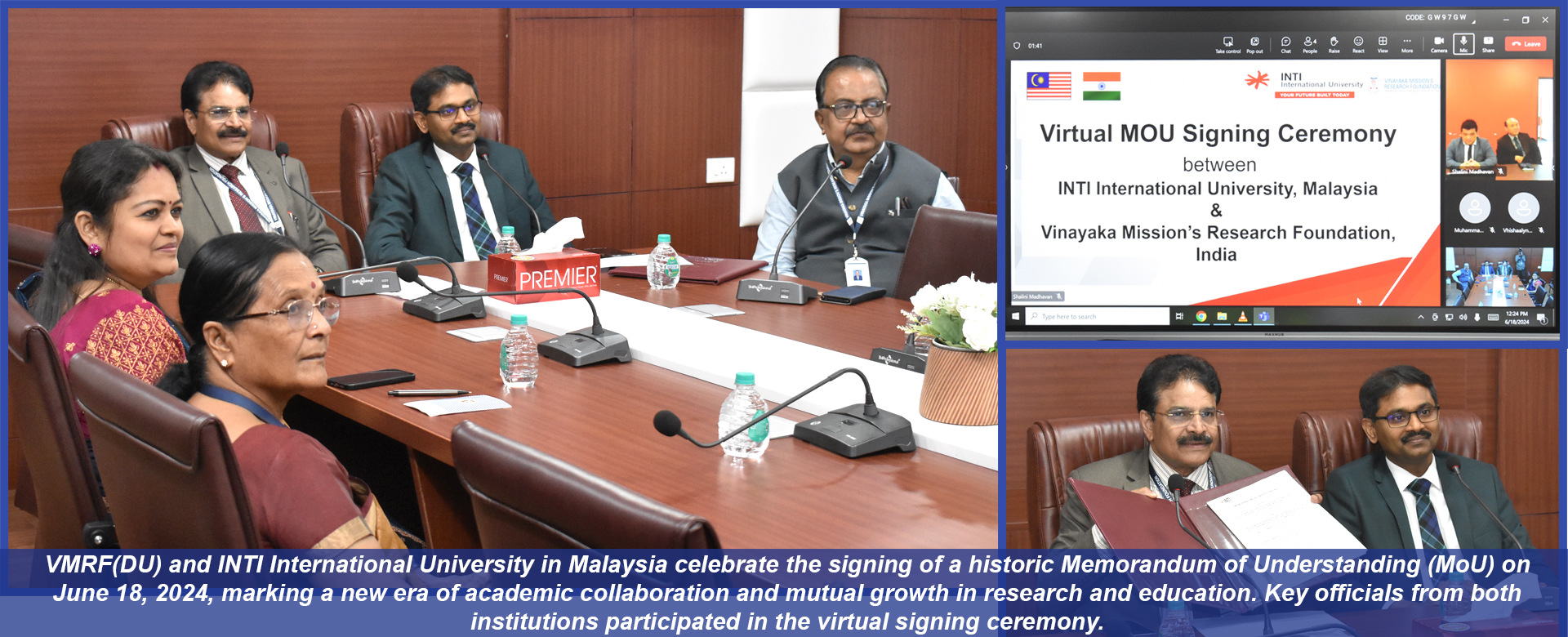 WELCOME TO VINAYAKA MISSIONS RESEARCH FOUNDATION